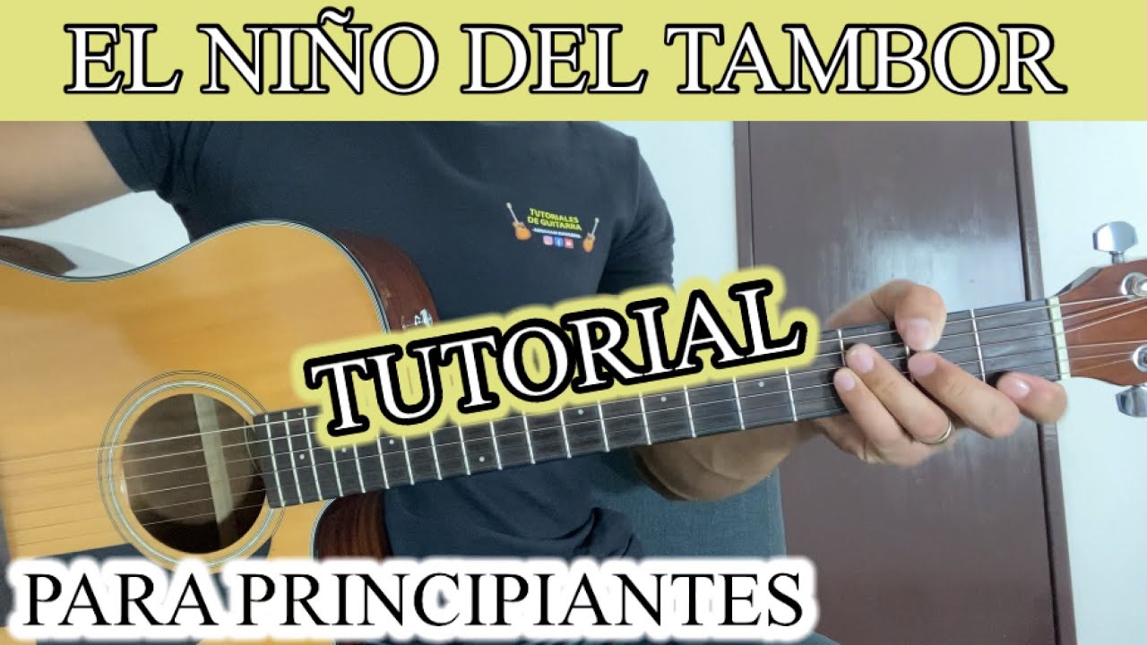 El Niño Del Tambor - Villancico - TUTORIAL MUY FÁCIL - Abraham Navarro - YouTube