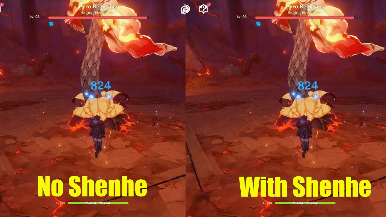 How Much Does Shenhe Buff Wriothesley? || Genshin Impact (Insane Buff ...