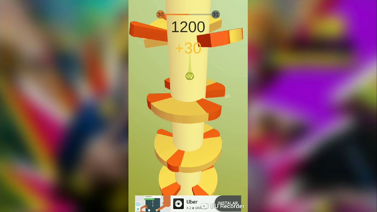 Jogando helix jump - YouTube