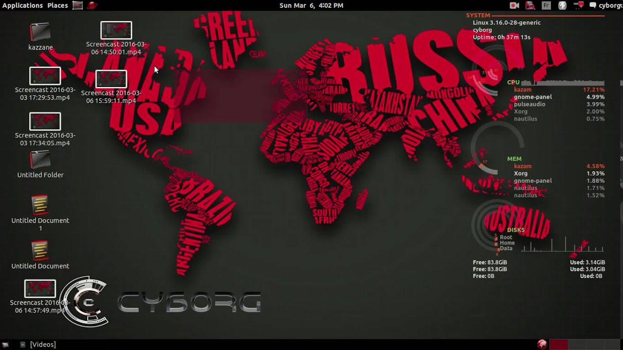 شرح توزيعة اختراق ال HAWK LINUX cyborg - YouTube