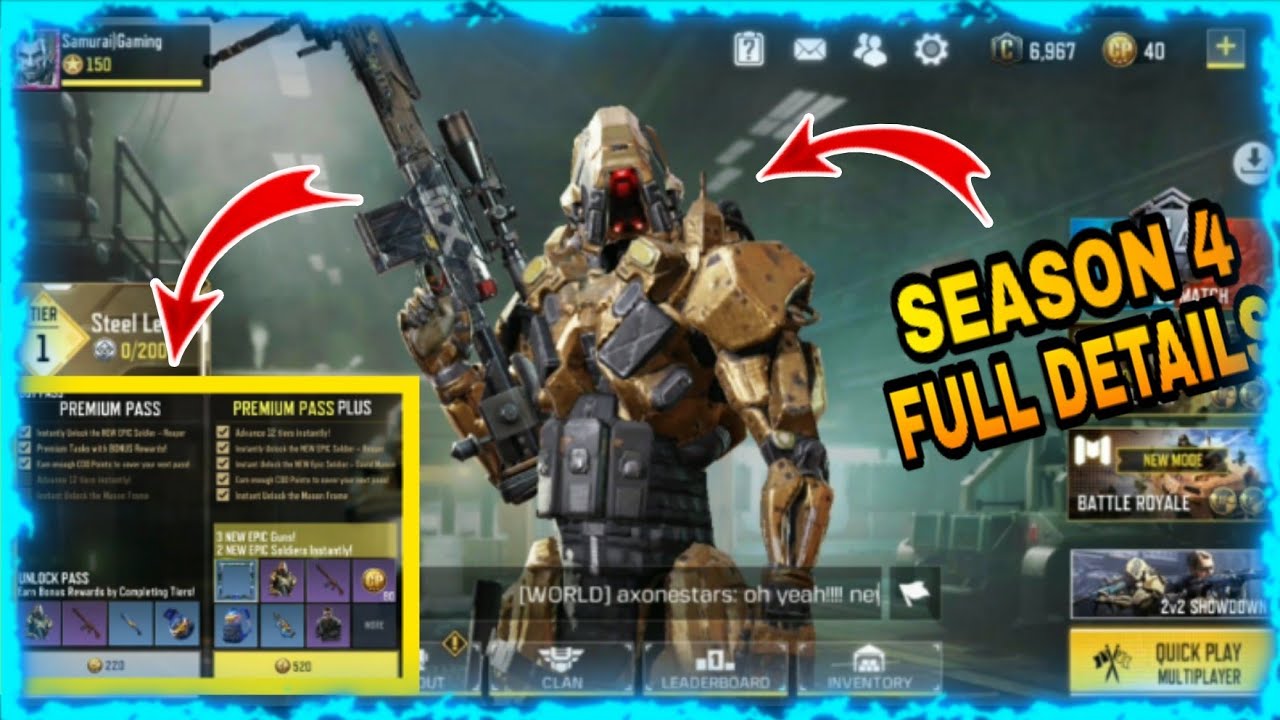 COD MOBILE SEASON 5 OUT FULL DETAILS - NEW BATTLE PASS, RANK REWARD ...