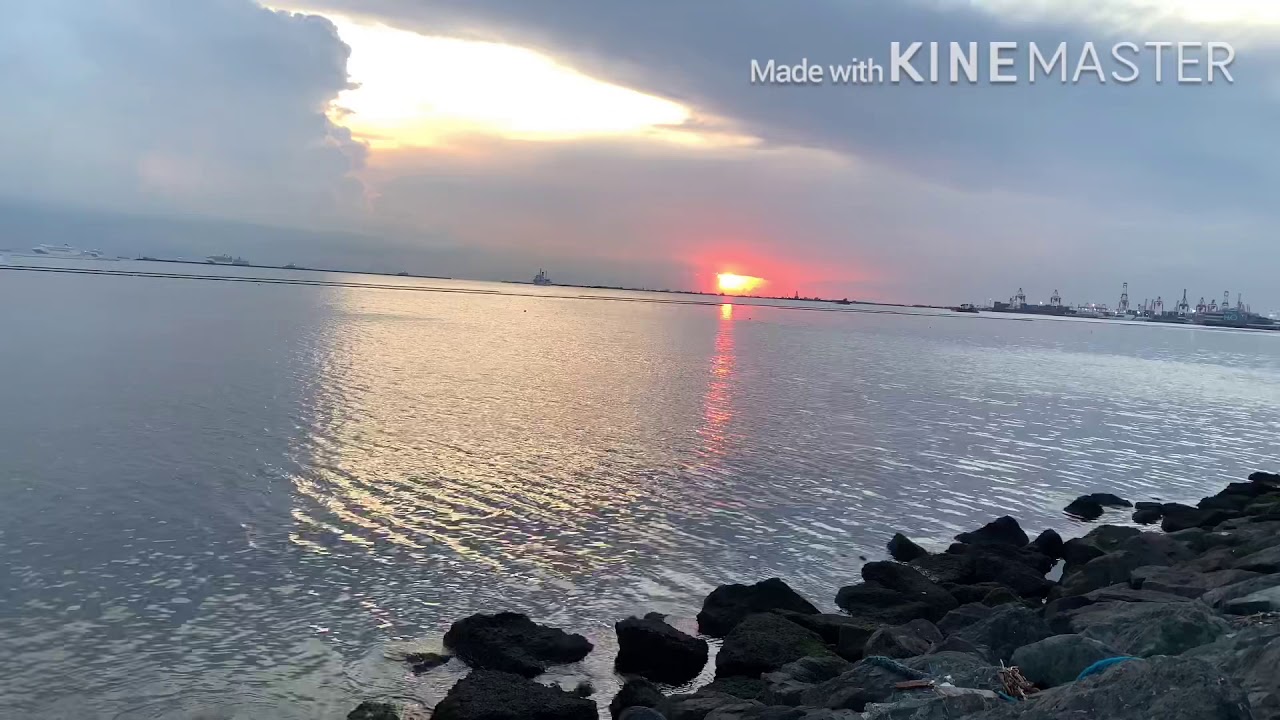 Day 8 jogging 🏃‍♀️ Manila bay sunset ang ganda nakakawala ng stress ...