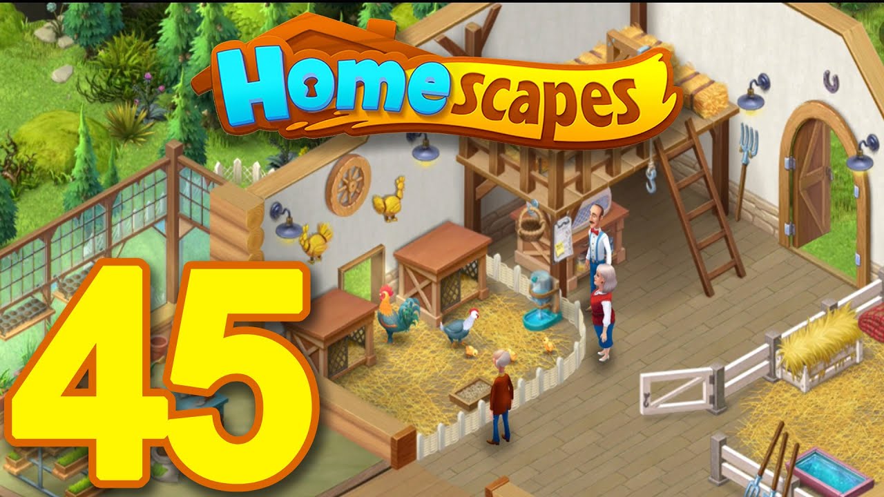 HOMESCAPES Story Walkthrough Gameplay #45 - Farm Day 4 (iOS, Android ...