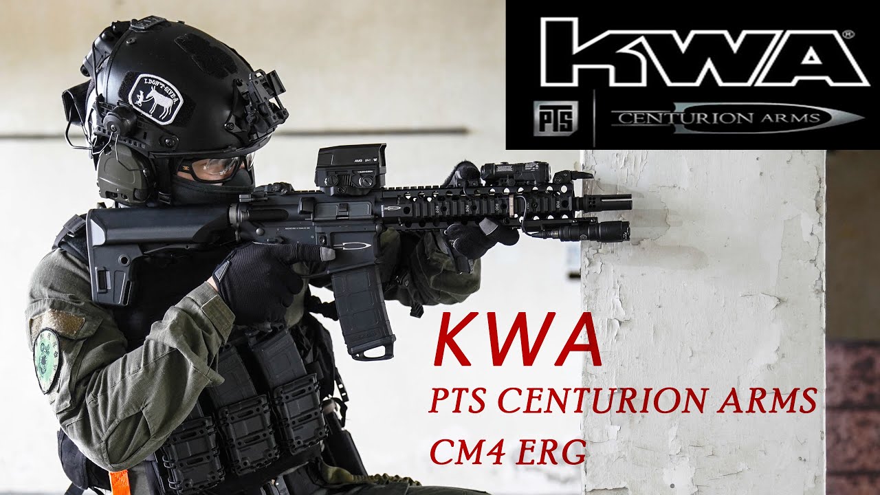 KWA PTS CENTURION ARMS CM4 ERG 外觀分享 使用心得#生存遊戲#airsoft #airsoftgun - YouTube