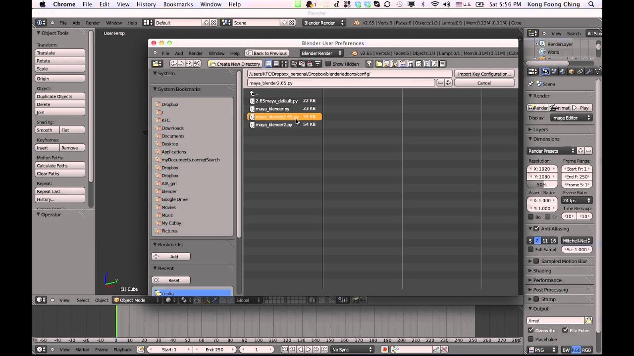 Custom Maya Shortcut Keys for Blender - YouTube