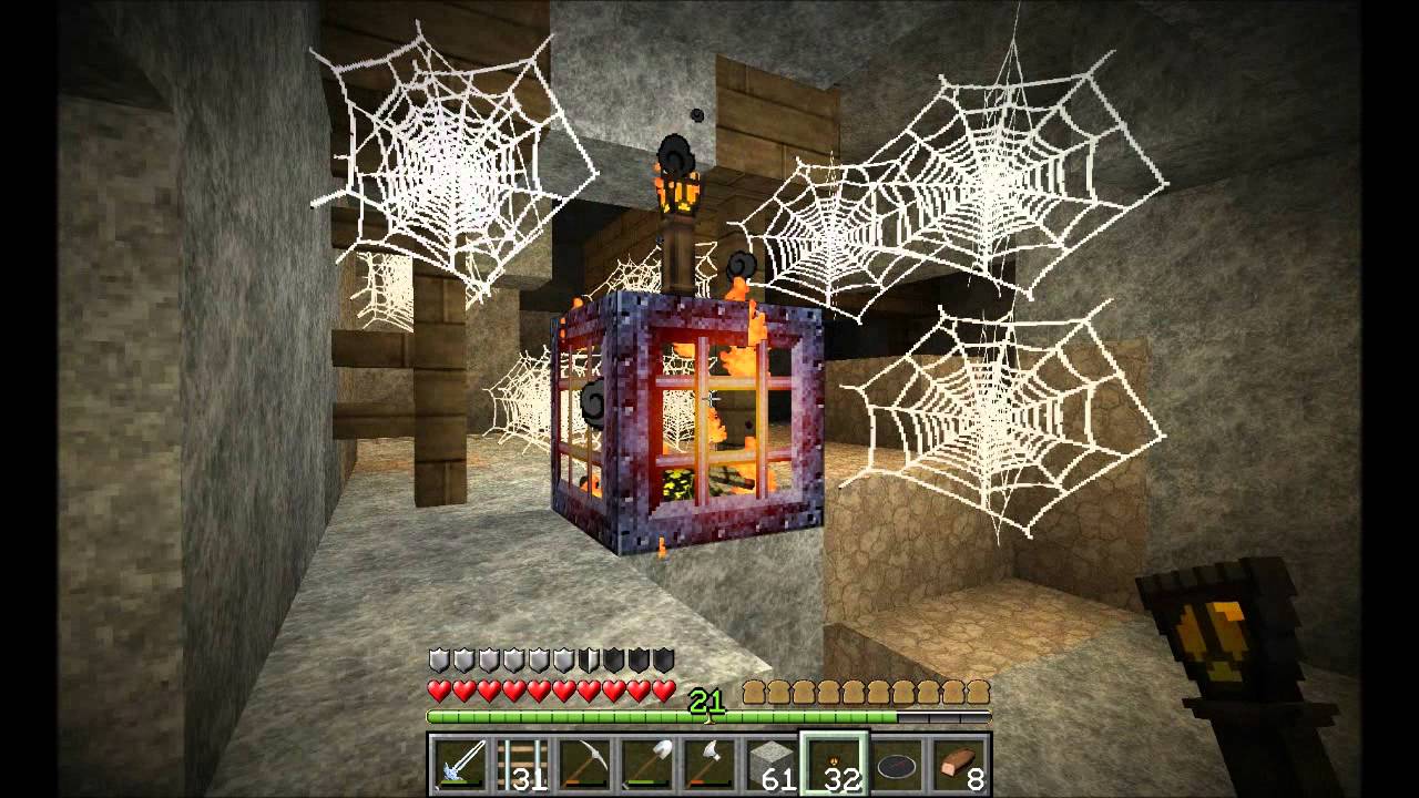 [HD]Let's Play Minecraft - Folge 427 - Höhlen Spinnen spinnen - YouTube