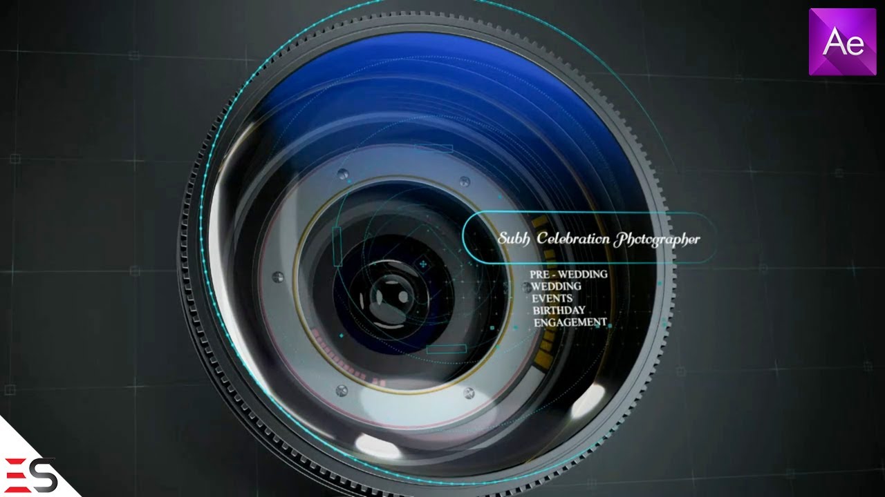 Camera Lens Intro | Download After Effects Template/Project - YouTube
