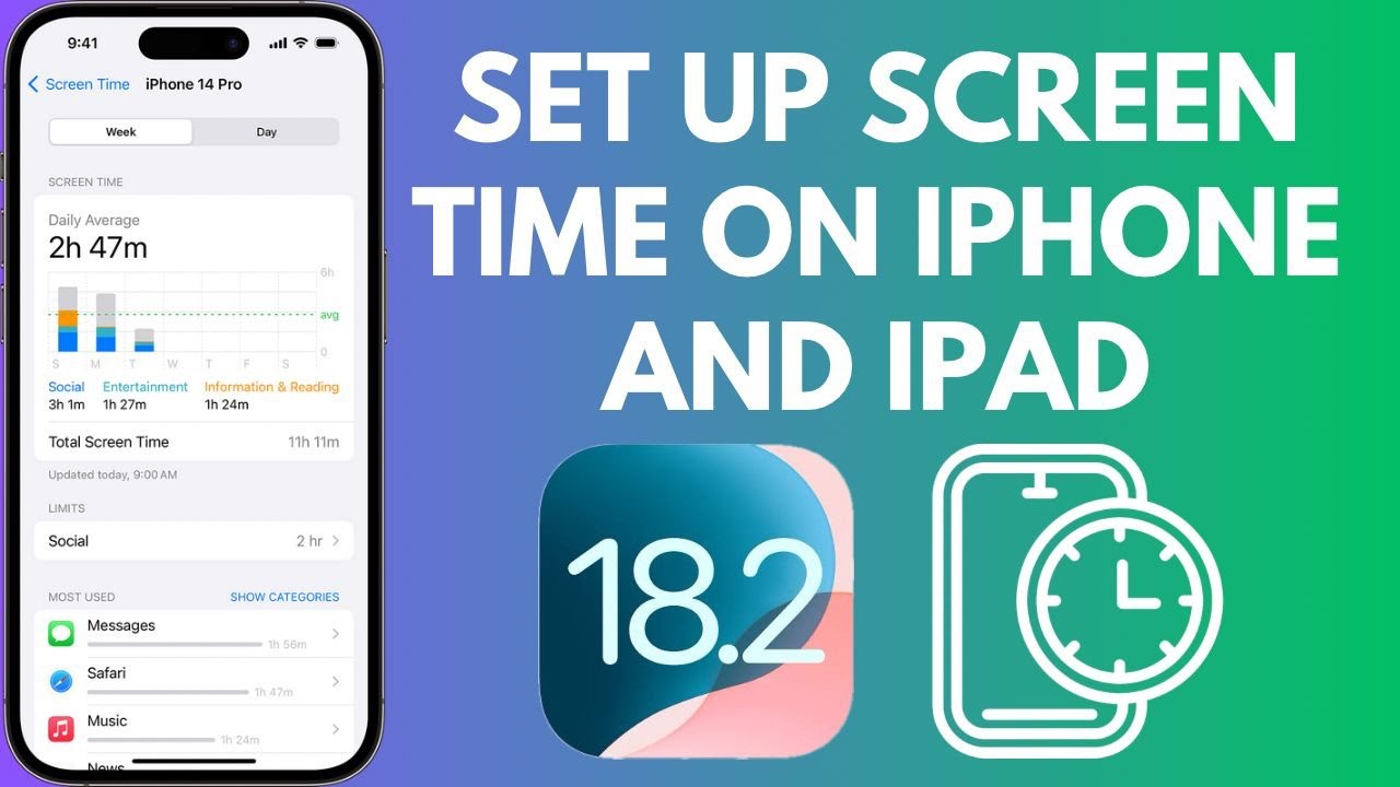 How To Set Up Screen Time On iPhone And iPad (Full Guide) - YouTube