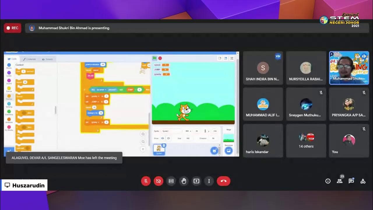 Kelas Pembelajaran Scratch sempena pertandingan Junior STEM Coding ...