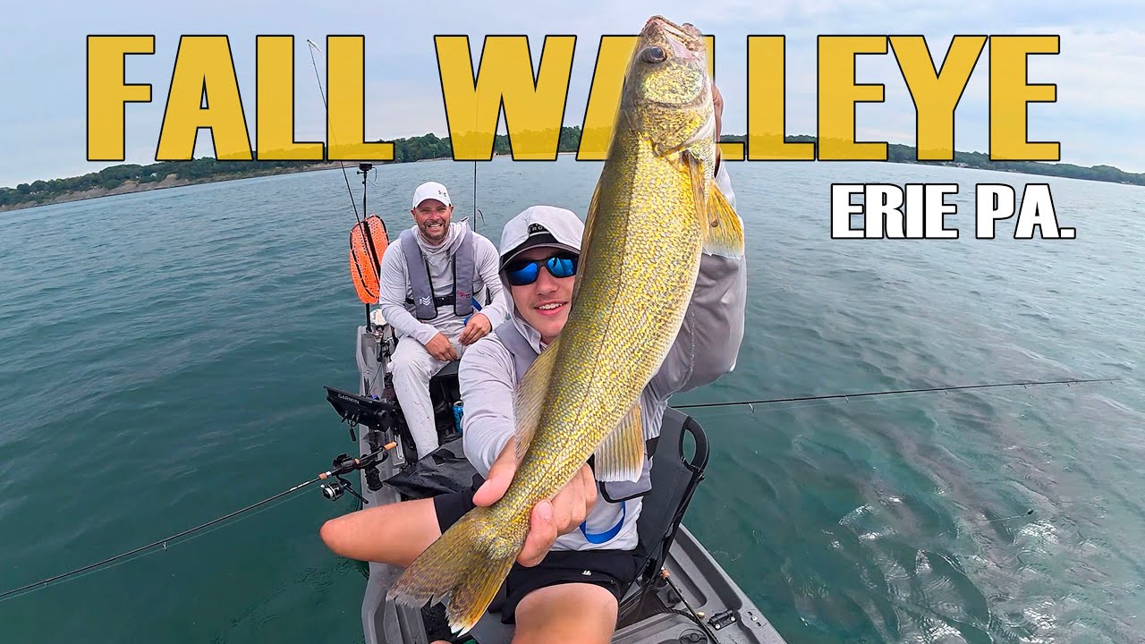 Kayak Fishing for Walleye in Wicked Wind! - YouTube