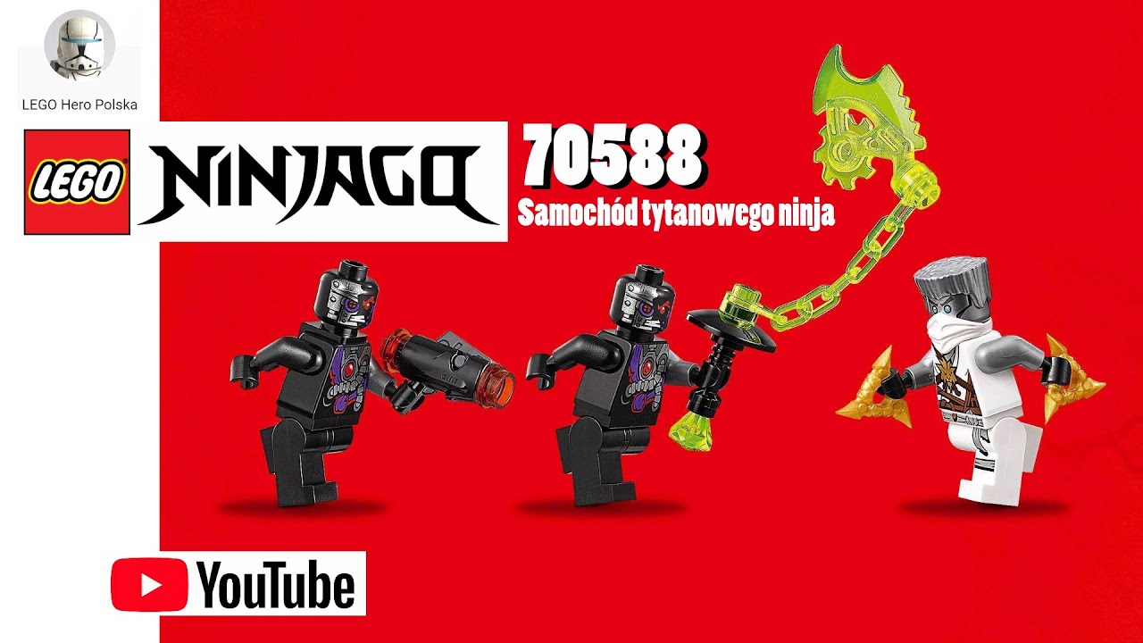 LEGO 70588 Ninjago SAMOCHÓD TYTANOWEGO NINJA | Titanium Ninja Tumbler ...