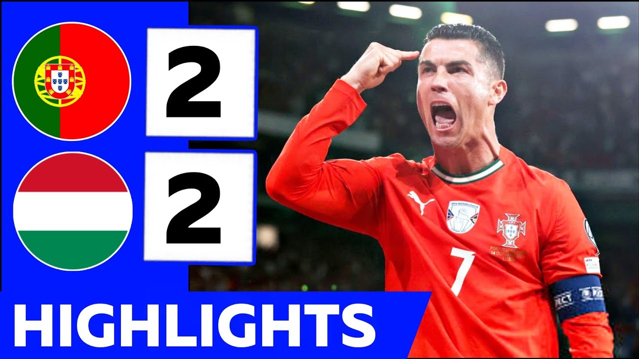 Portugal vs Hungary 2-2 | All Goals & Highlights | World Cup Qualifiers ...