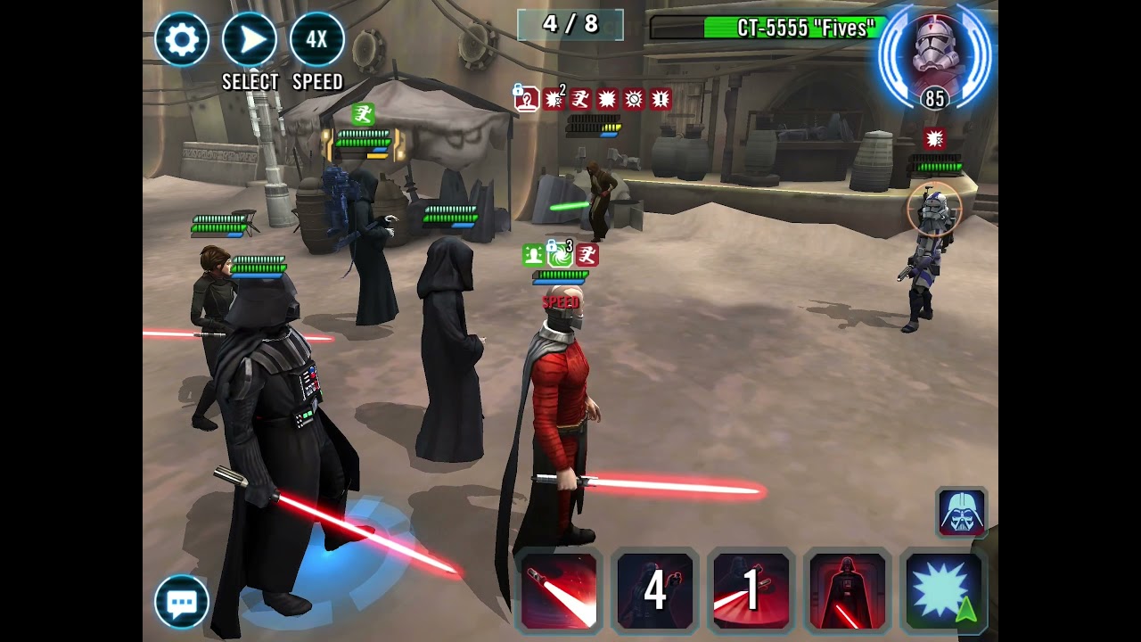 SWGOH: Assault Battle, Places of Power Tier 3 (Using FO or Sith) - YouTube