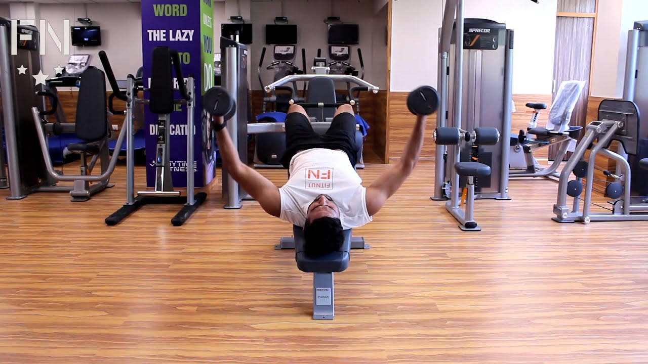 Decline Dumbbell Flyes - YouTube