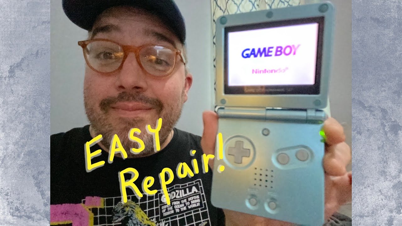 Repairing my Old Gameboy Advanced SP with a New Case - YouTube