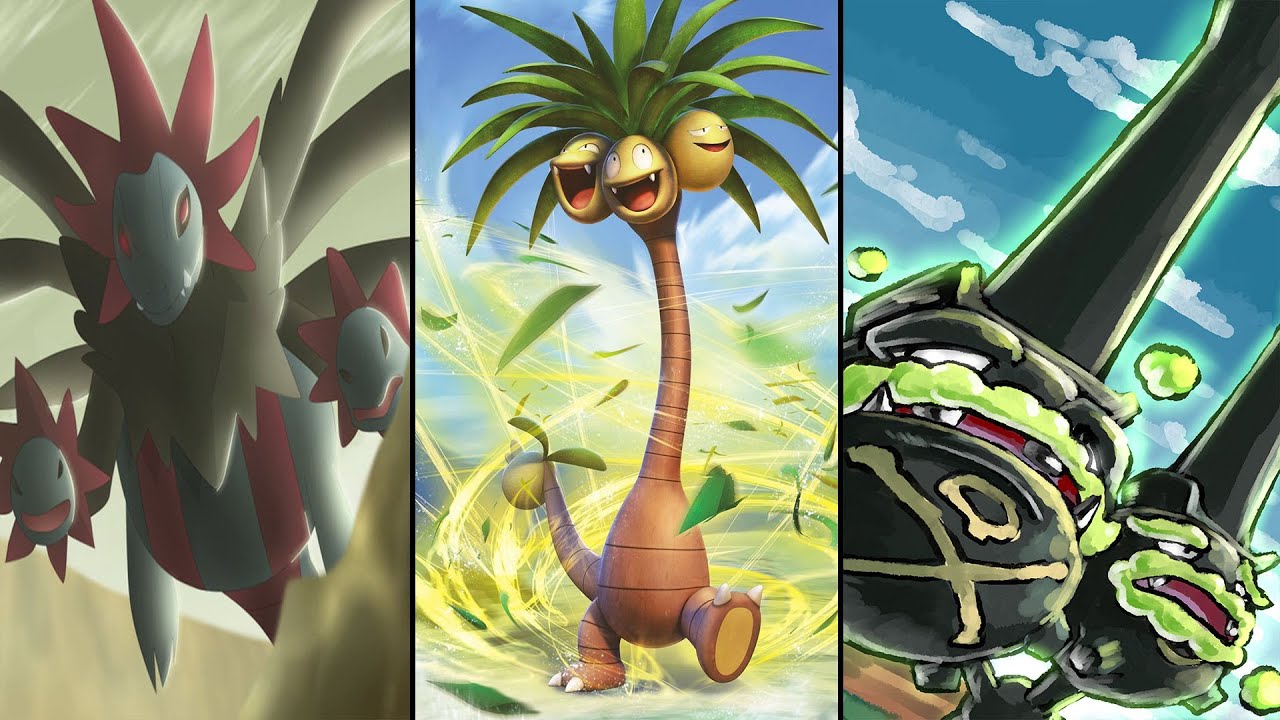 Tổng hợp những Pokemon 3 đầu trong Thế Giới Pokemon - YouTube