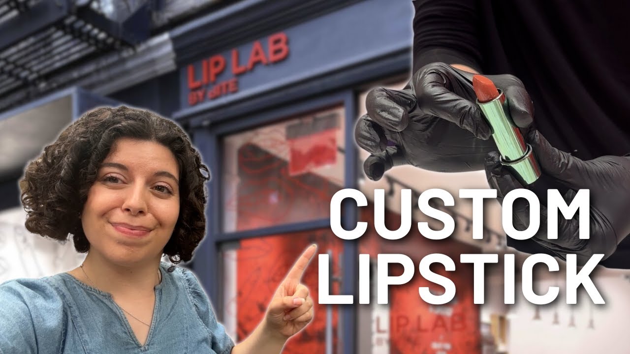 I made my own lipstick in NYC (Lip Lab) - YouTube