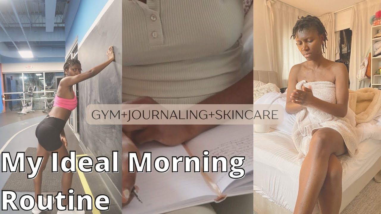 Lifestyle:Healthy Morning Routine+gym+journaling+breakfast |Iconic Eunice| - YouTube