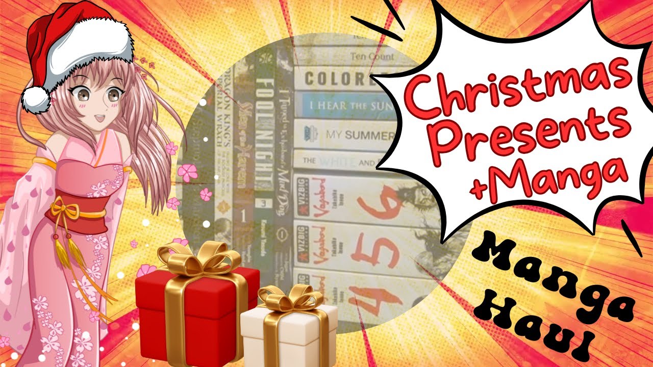 December Manga Haul 2024 📚 Christmas Manga Presents - YouTube