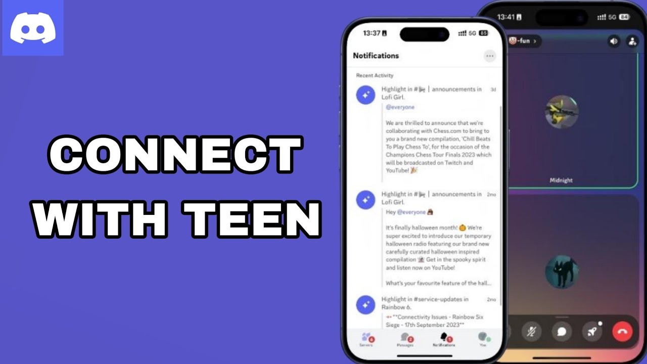 How To Connect With Teen On Discord App - YouTube