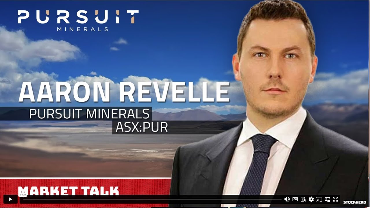 PURSUIT MINERALS LTD | Aaron Revelle | Stockhead TV 📺 - YouTube