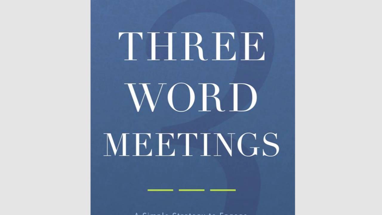 Three Word Meetings: Lisa Thal Welcome Video - YouTube