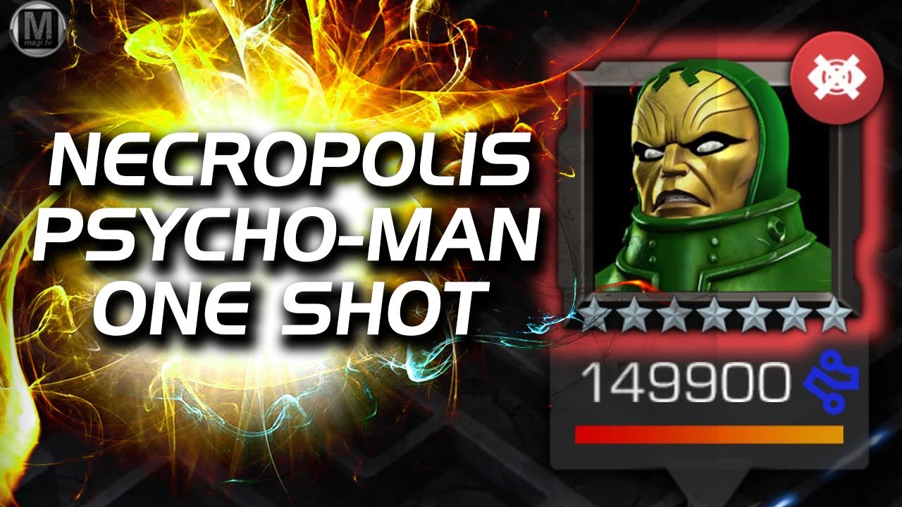 MCOC NECROPOLIS PSYCHO-MAN ONE SHOT - MARVEL ŞAMPİYONLAR TURNUVASI ...