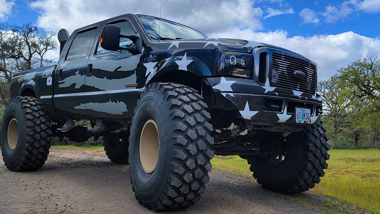I Daily Drive My Super Duty On 53" Tires - YouTube