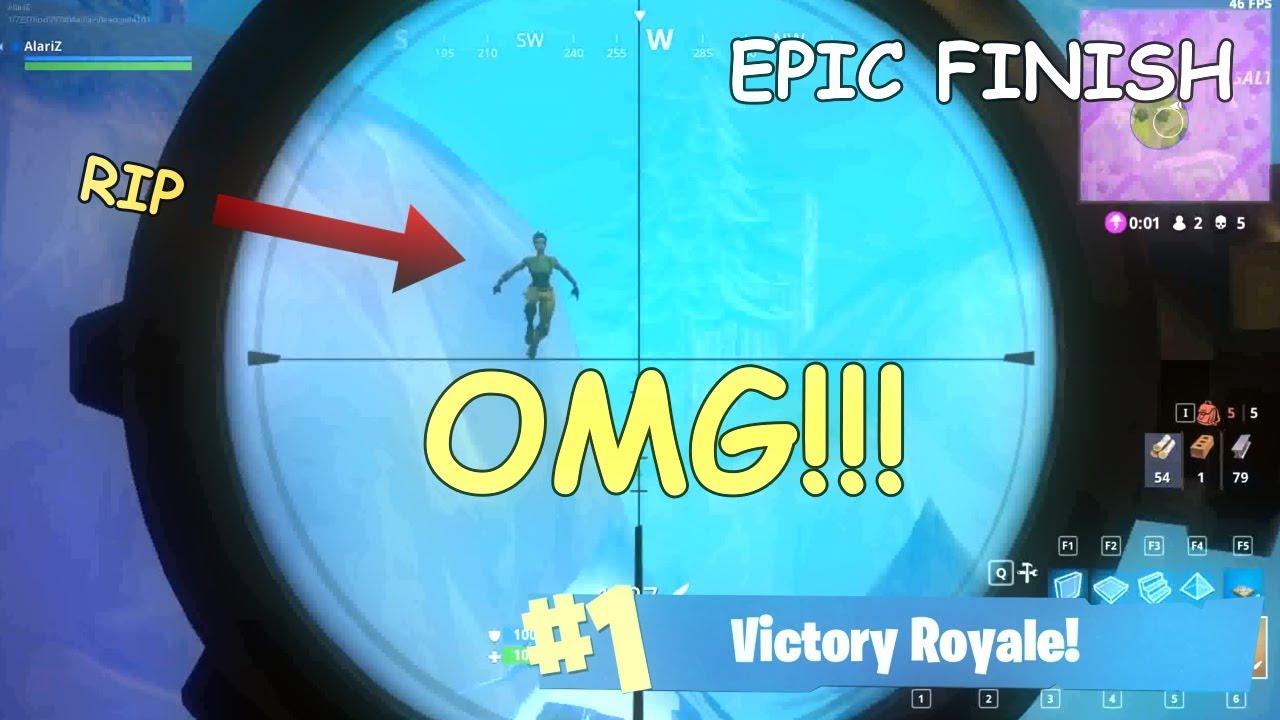 THE MOST EPIC FINISH IN FORTNITE ROYALE (Must Watch) - YouTube