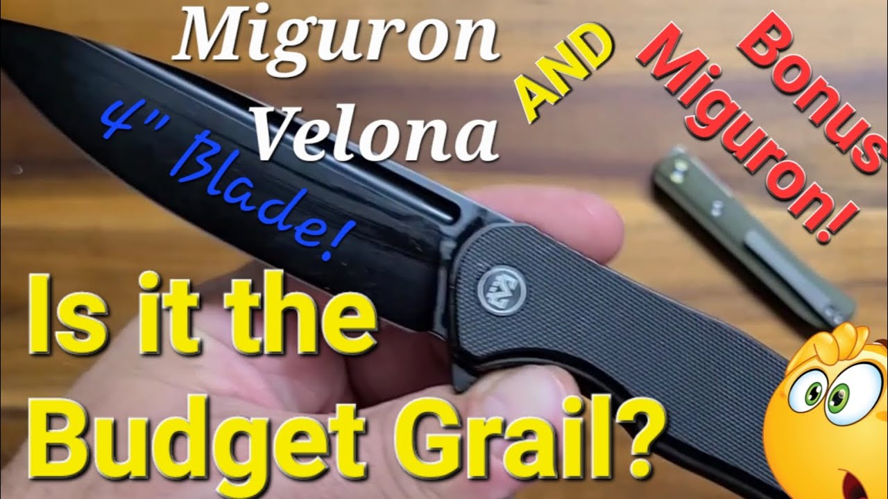 Miguron Velona the new budget KING? 4" Drop shut/fuller action and Vaso ...
