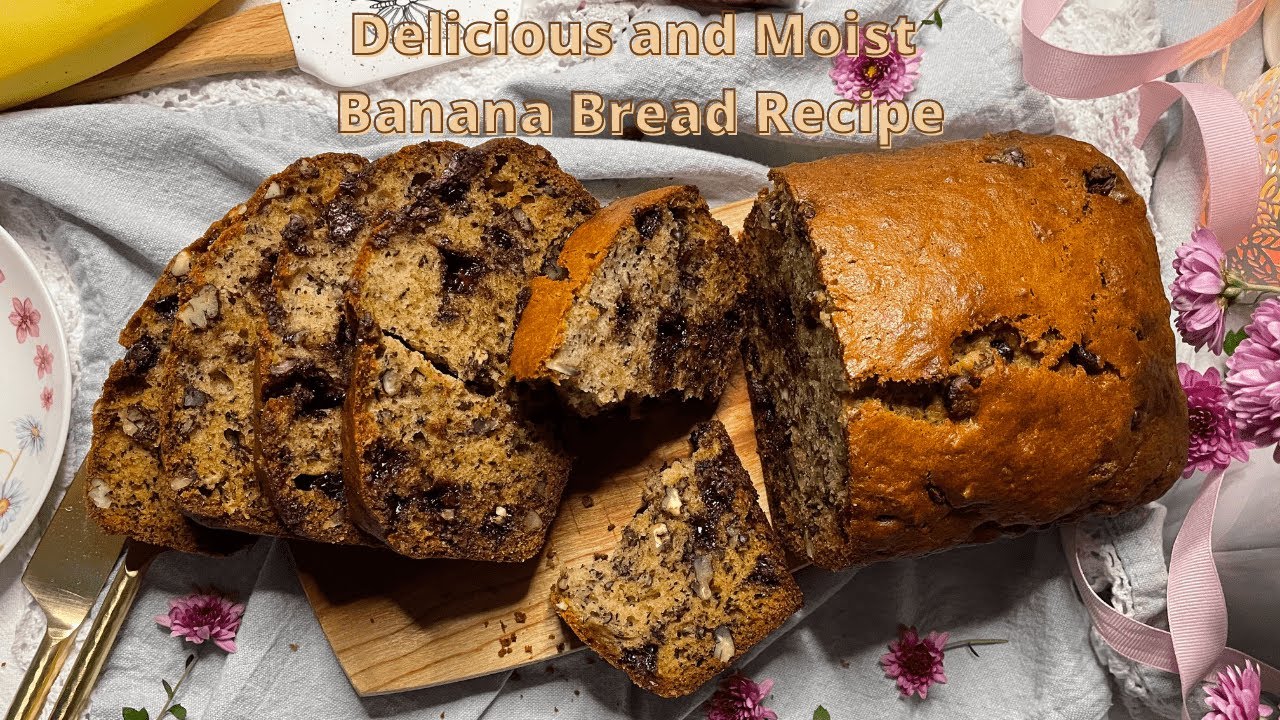 Delicious and Moist Banana Bread Recipe | Farida's Kitchen | - YouTube
