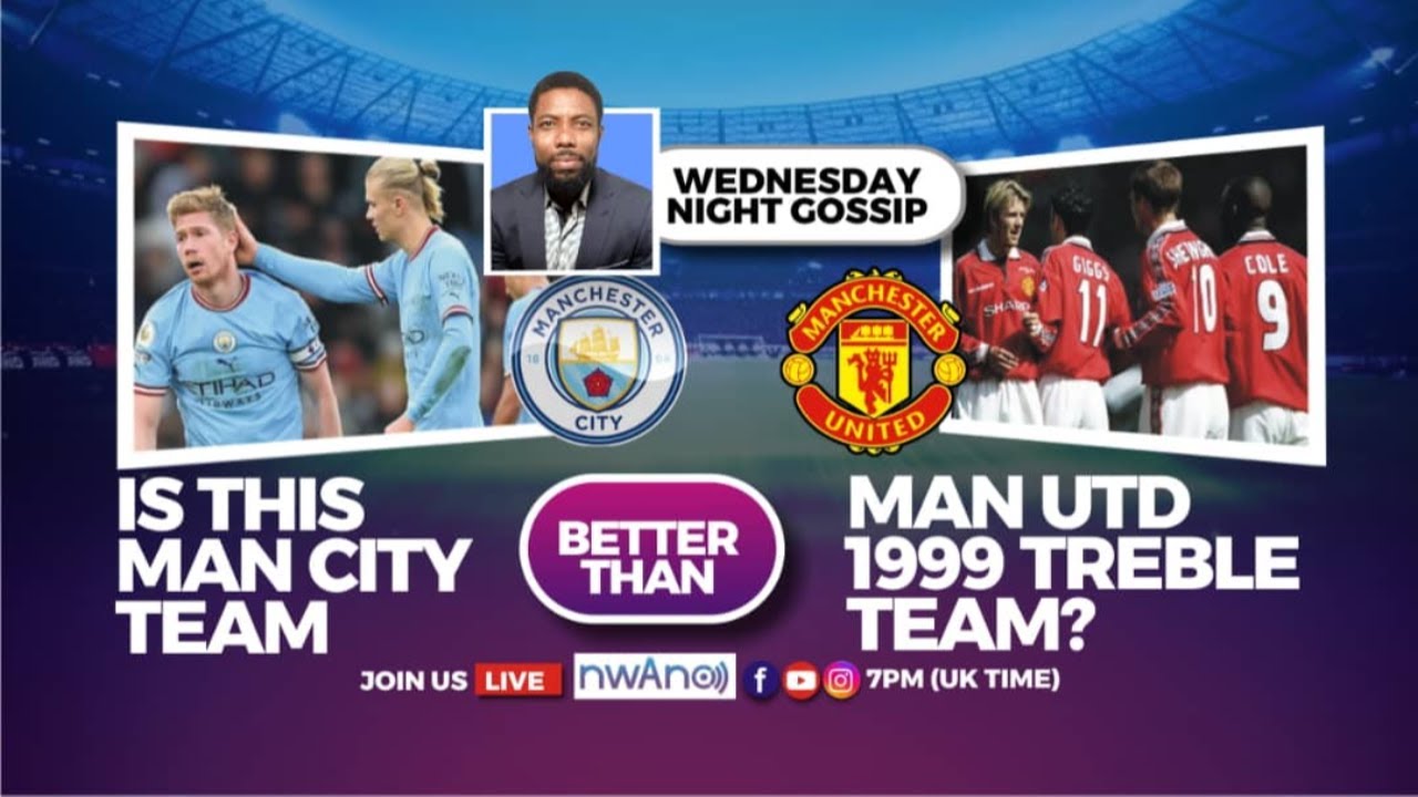 MAN CITY WINNING THE TREBLE, #ARE THEY BETTER THAN 1999 MAN UTD TREBLE ...