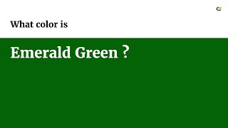 Emerald Green color #046307 hex color - Green color - Warm color 046307