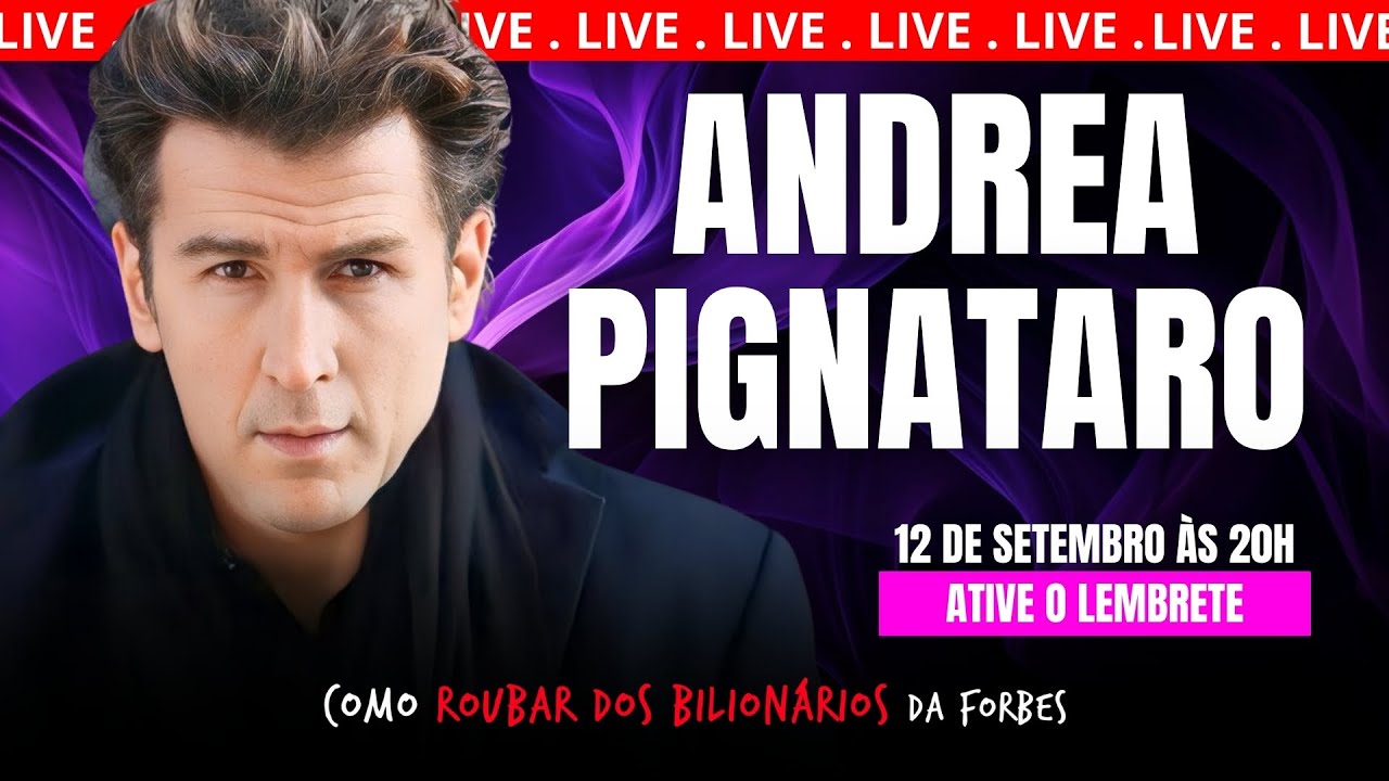[AOVIVO] Andrea Pignataro - Como roubar dos Bilionários da Forbes - EP ...