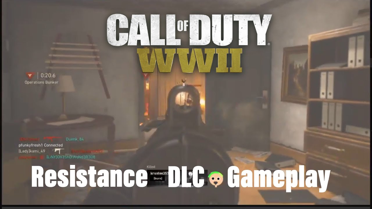 CALL OF DUTY WW2 - Cod ww2 Resistance DLC Gameplay - YouTube