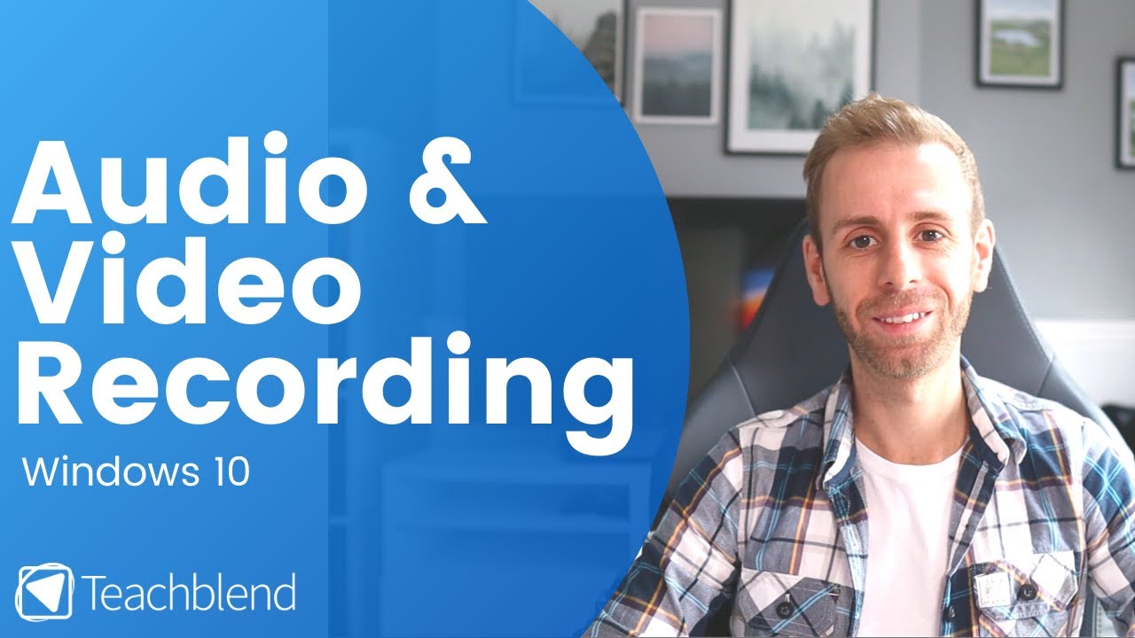Record Audio and Video in Windows 10 - YouTube
