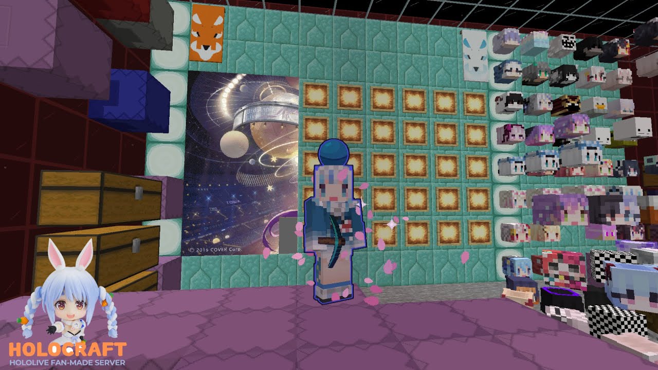 HoloCraft Mapart - Towa #7 - Day 15 - YouTube