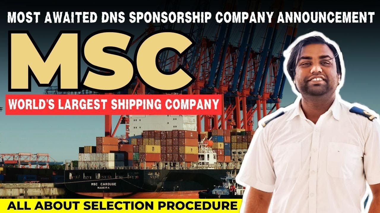 Most Awaited DNS Sponsorship Company Announcement : MSC - World's ...