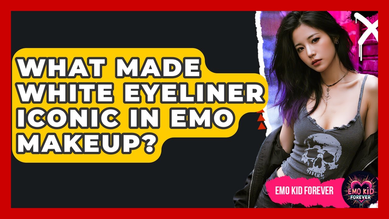 What Made White Eyeliner Iconic In Emo Makeup? - Emo Kid Forever - YouTube