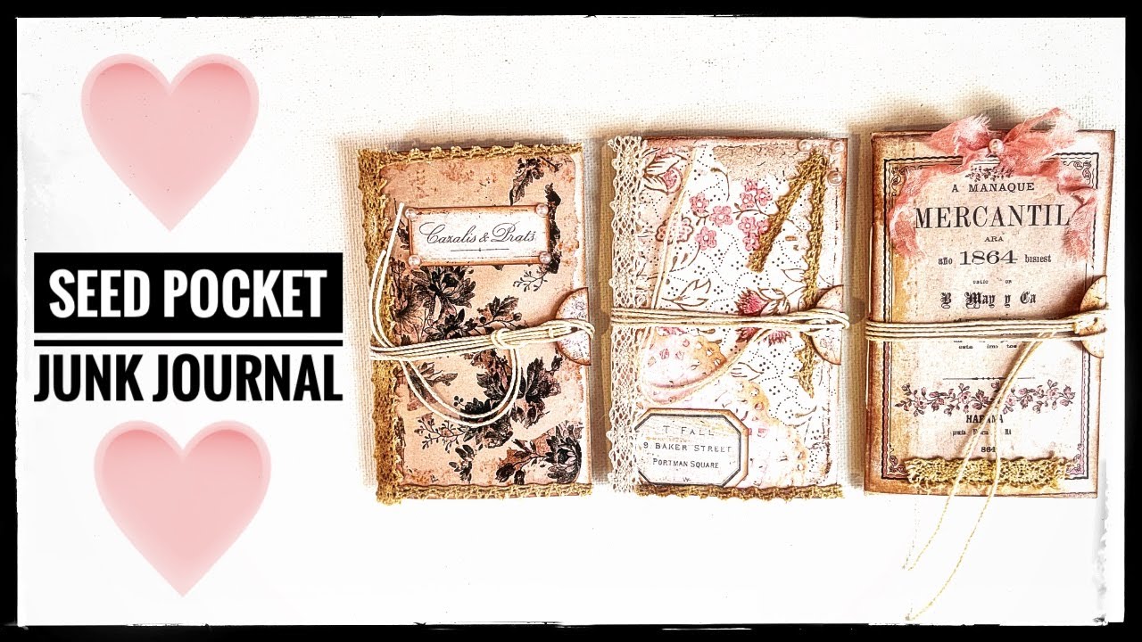 Seed Pocket Junk Journal - YouTube