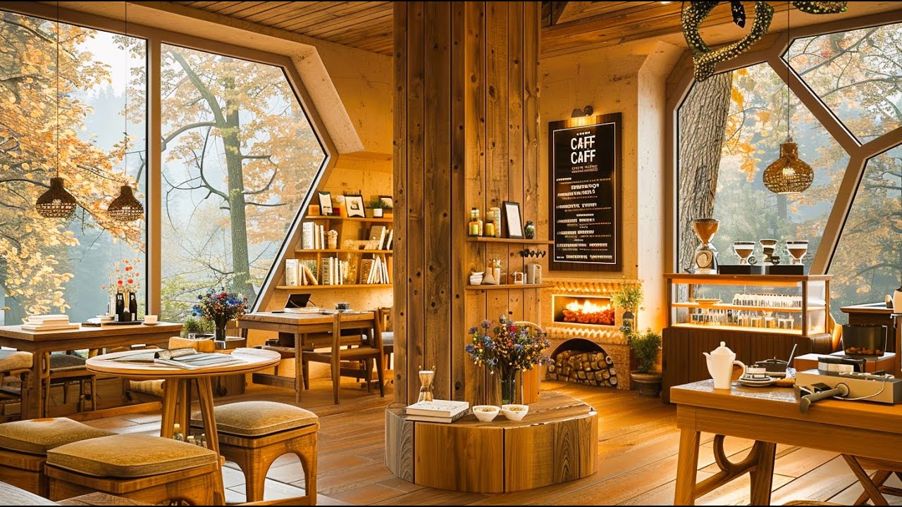 Warm Relaxing Jazz Music with Cozy Coffee Shop Ambience ☕ Sweet Jazz ...