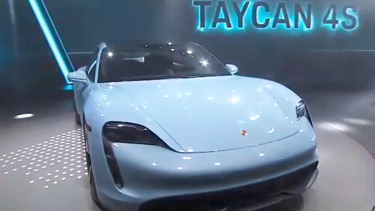 Watch the Porsche Taycan 4S full reveal at the LA Auto Show - YouTube