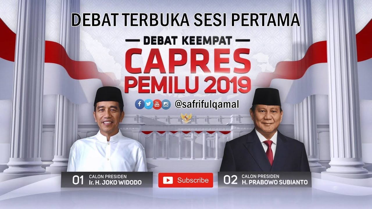 Debat Capres Ke 4 - Debat Terbuka Sesi Pertama (30 Maret 2019) Full HD ...