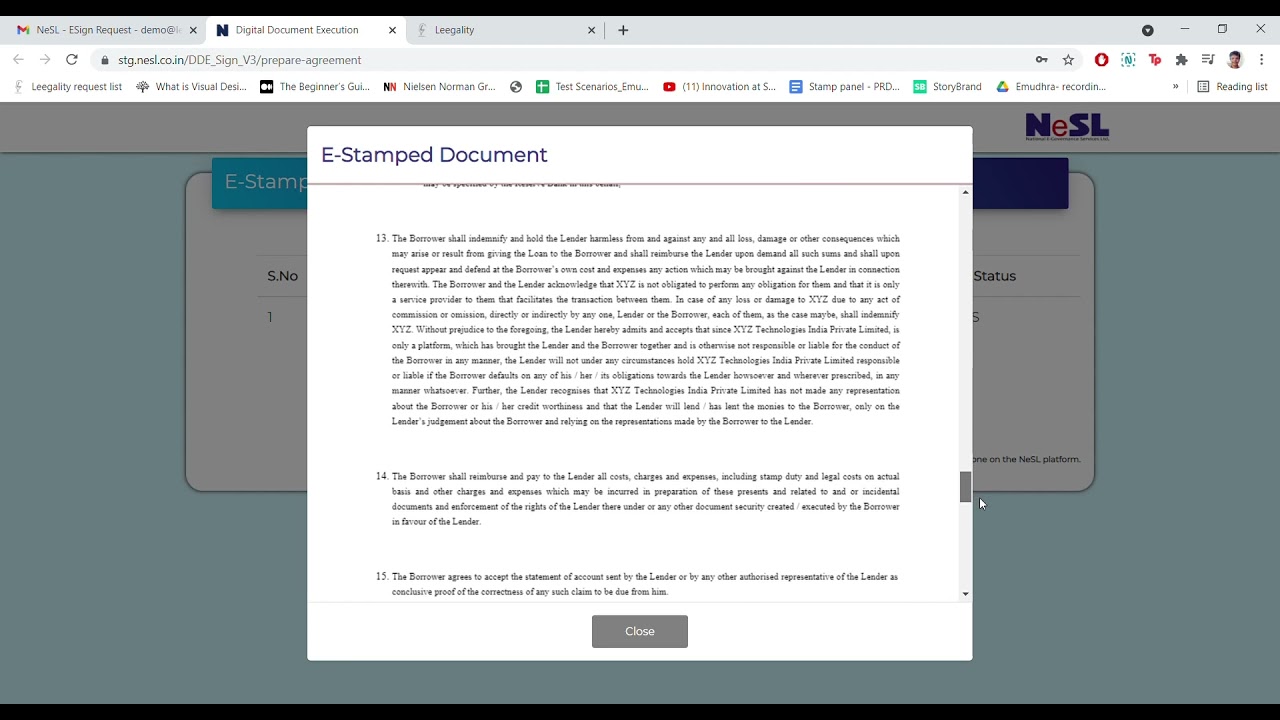 Creating a Basic NeSL Workflow with Leegality - YouTube