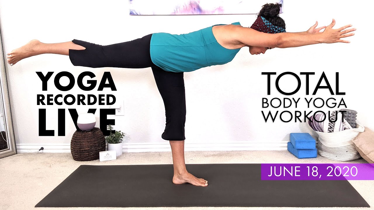 Yoga With Marycarmen Live Total Body Yoga Workout Youtube