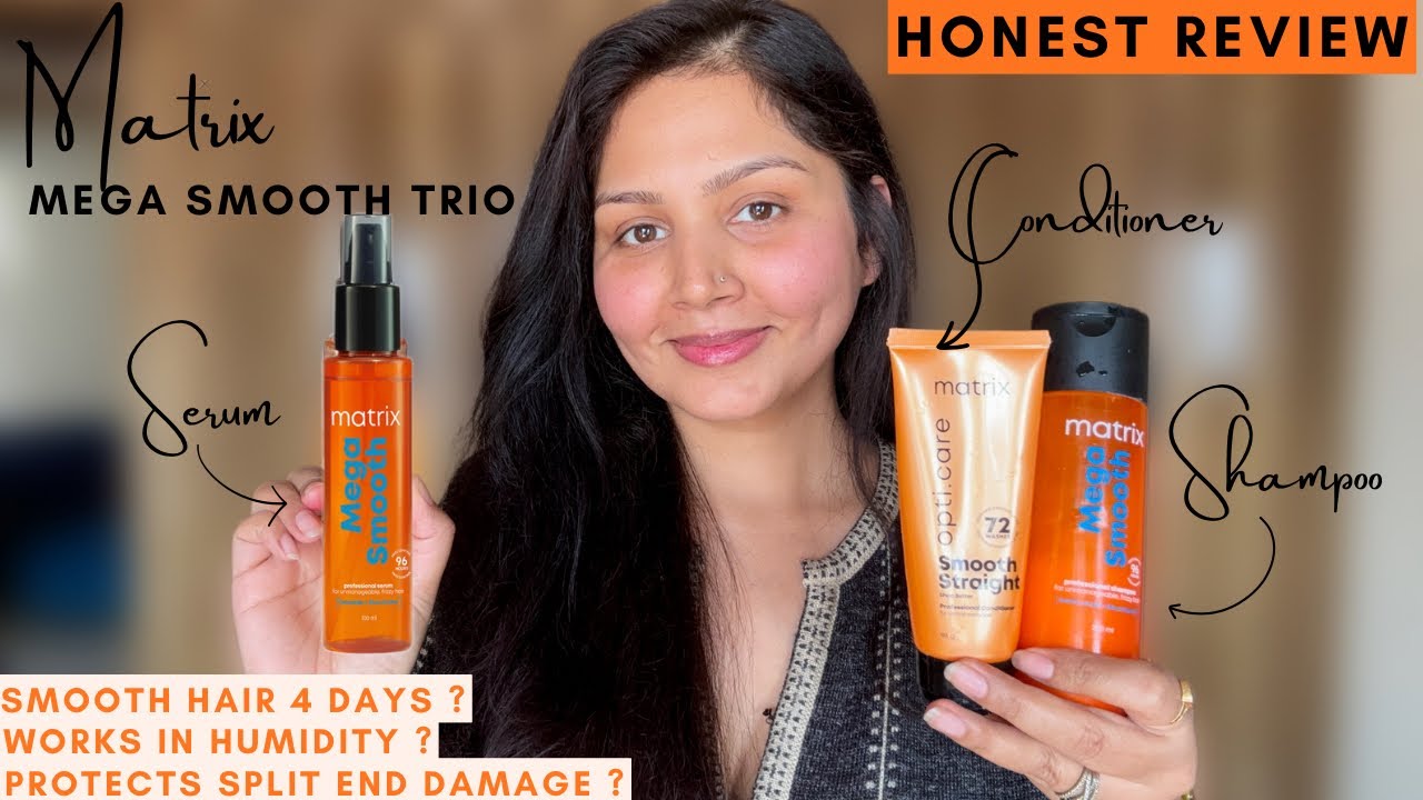 Honest Review of Matrix Mega Smooth Combo for Frizzy Hair/ Does it ...