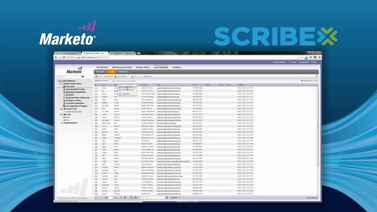 Integrate Marketo Data - Scribe Marketo Connector - YouTube