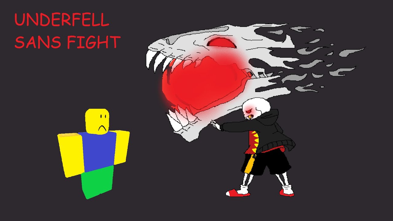 Under fell Sans Fight, Created by me. - YouTube