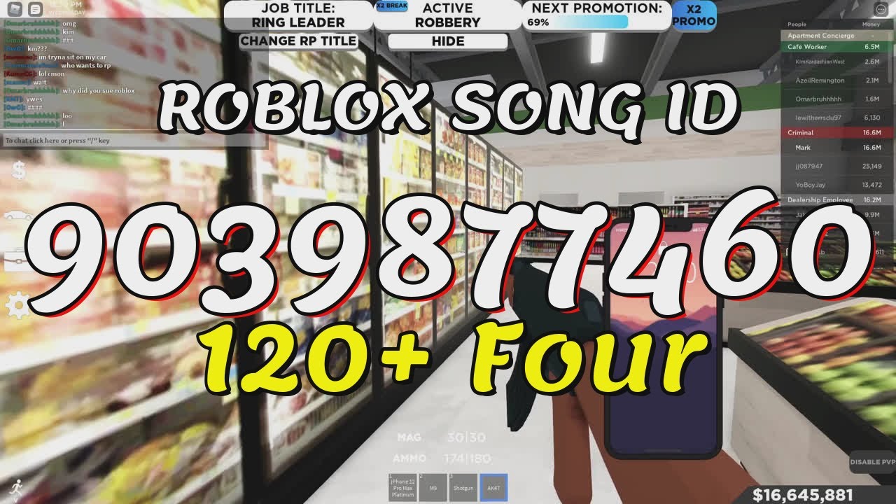120+ Four Roblox Song IDs/Codes - YouTube