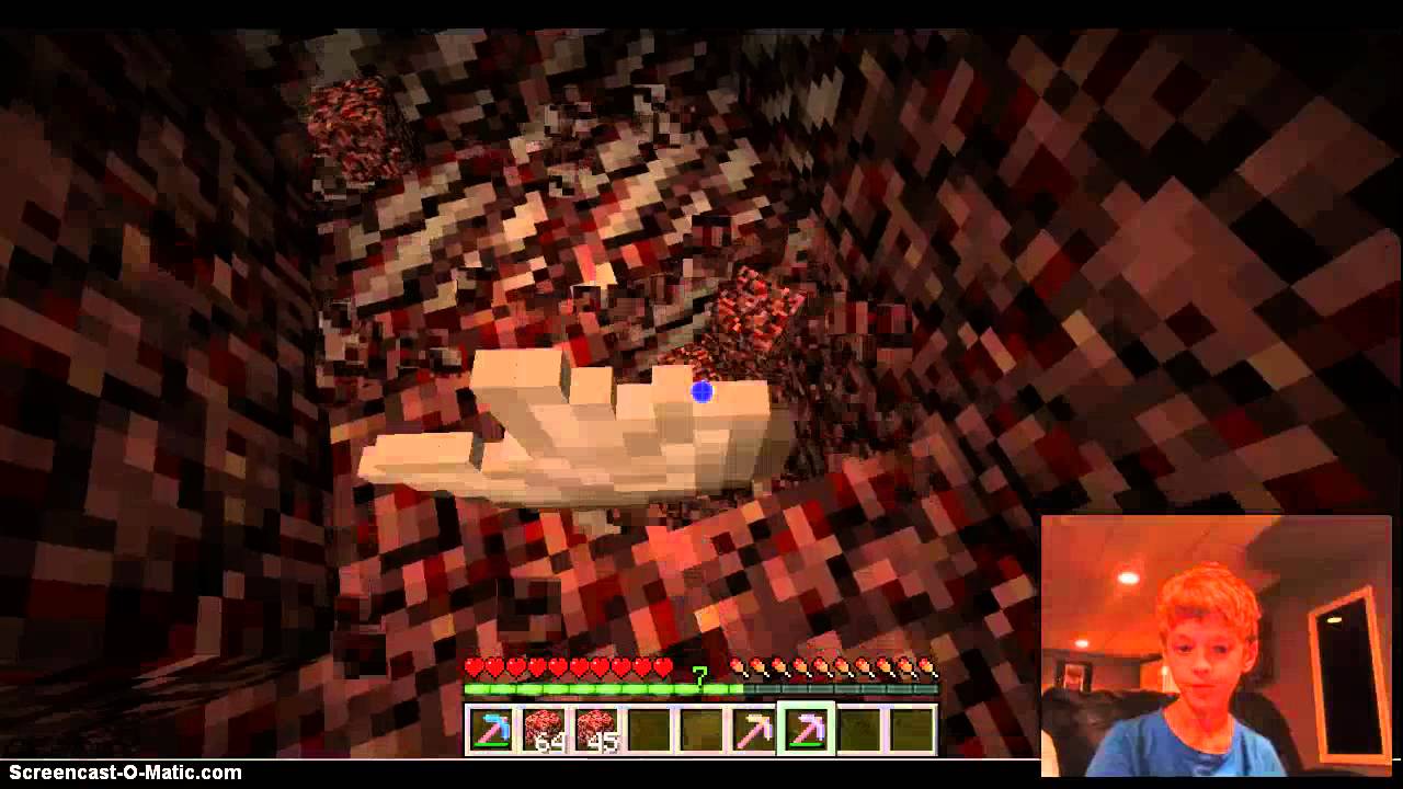 Minecraft Hoe Fast a Diamond Pickaxe can Mine Netherrack - YouTube